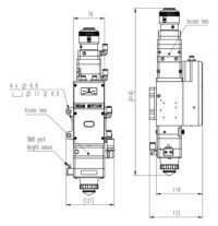 Raytools BM110 0-3.3KW 2D AutoFocus Fiber Laser Cutting Head - YUPEC Laser